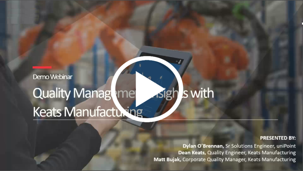 JobBOSS Quality by uniPoint